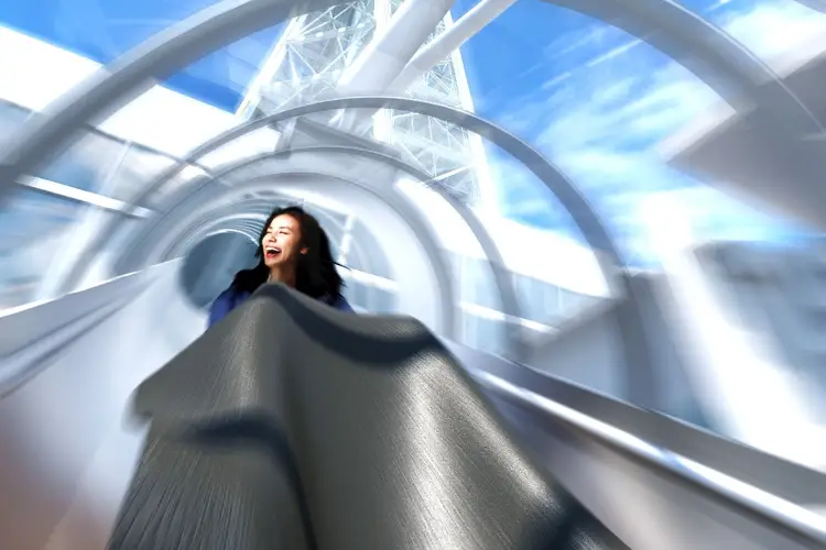 츠텐카쿠 어트랙션 체험 타워 슬라이더 TOWER SLIDER | PRIVIA 투어&티켓